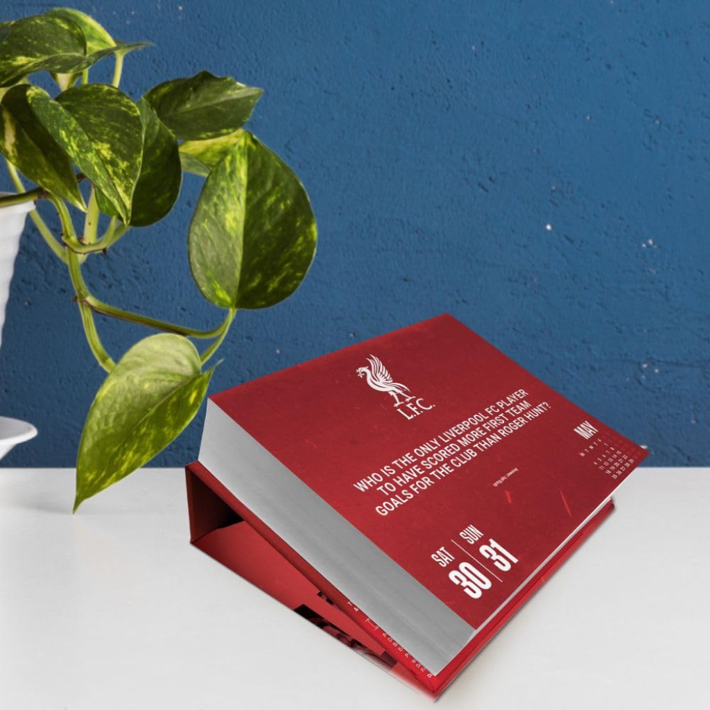2026 CALENDAR LIVERPOOL FC PAGE A DAY DESK BLOCK OFFICIAL PRODUCT ...