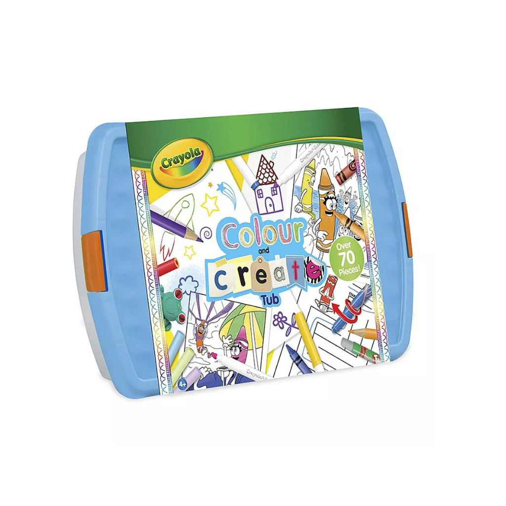CRAYOLA COLOUR AND CREATE TUB – Mulveys.ie