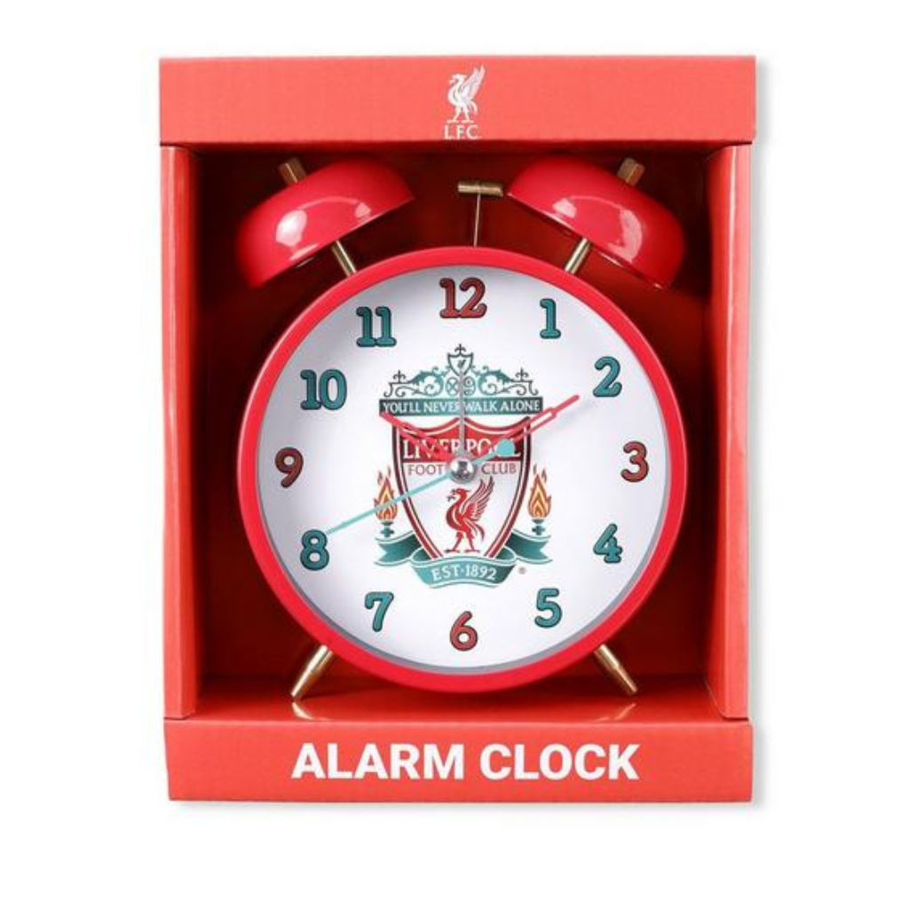 Liverpool FC Table-Top Twin Bell Liverpool FC Alarm Clock – Mulveys.ie