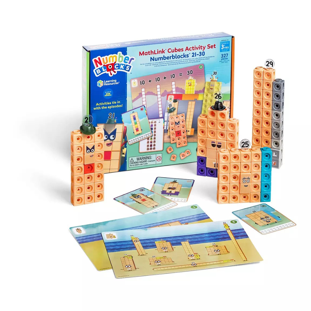 MathLink® Cubes Numberblocks 21-30 Activity Set – Mulveys.ie