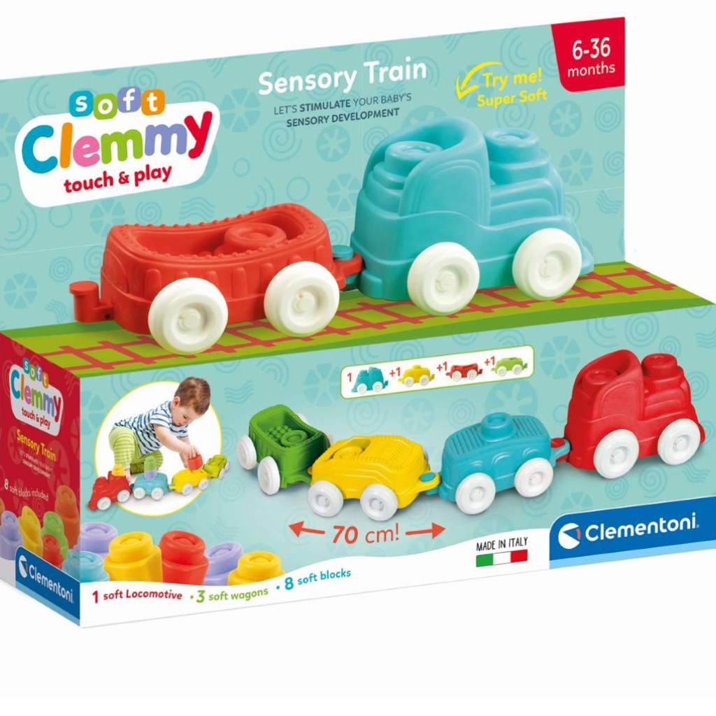 Clemmy Sensory Train - Clementoni – Mulveys.ie