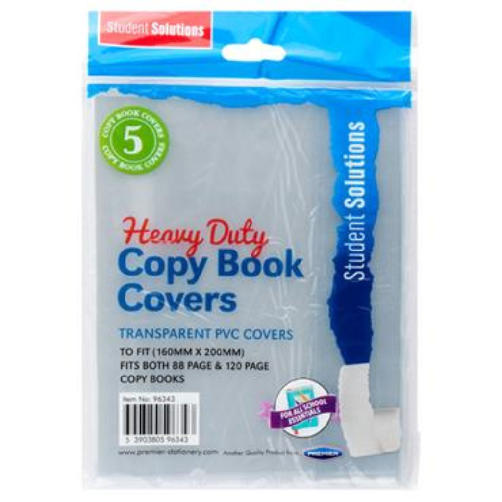 Copy Book Covers 5pc – Mulveys.ie